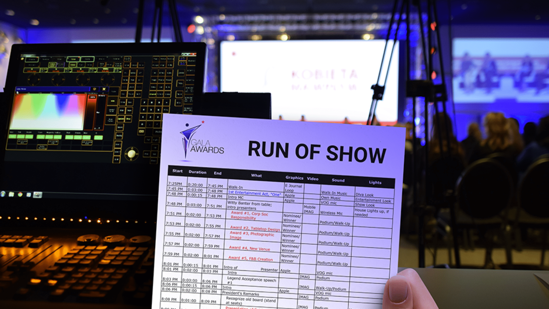 What Does Run of Show Mean in Event Planning? - Boomset