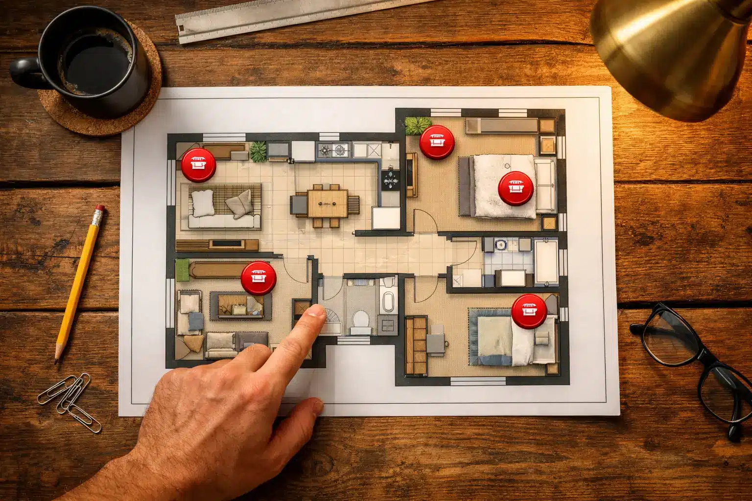 Where to Place Smoke Detectors? A Complete Guide